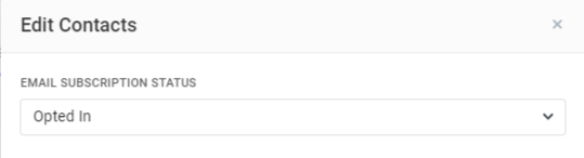 Email Subscription Status – Keela